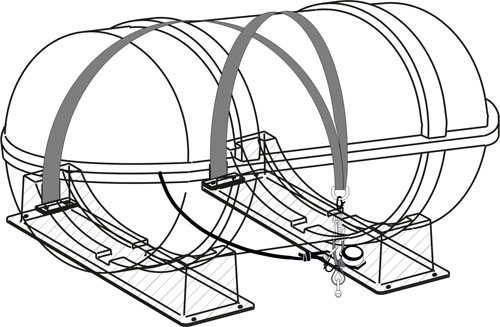 Cradles for Liferafts